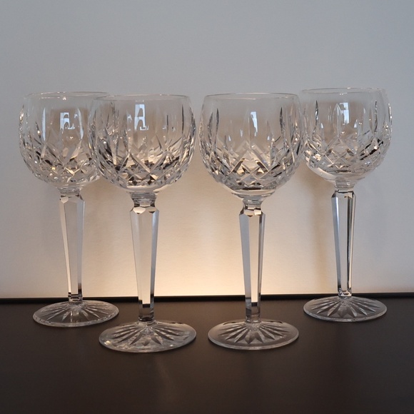 Waterford | Dining | Vintage Waterford Lismore Wine Hock Set Of 4 ...